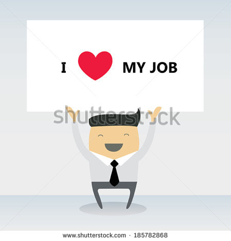 stock-vector-happy-businessman-with-i-love-my-job-poster-business ...